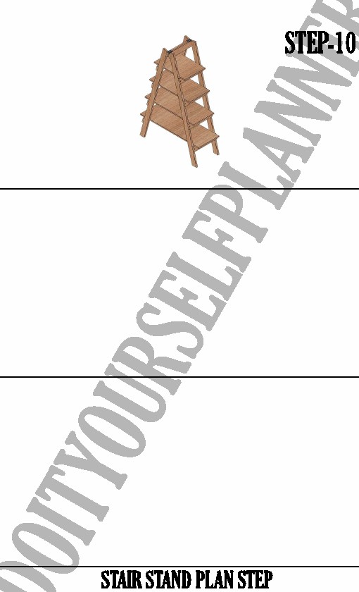 Free Ladder Shelf plan, free display stand plan – Doityourselfplanner